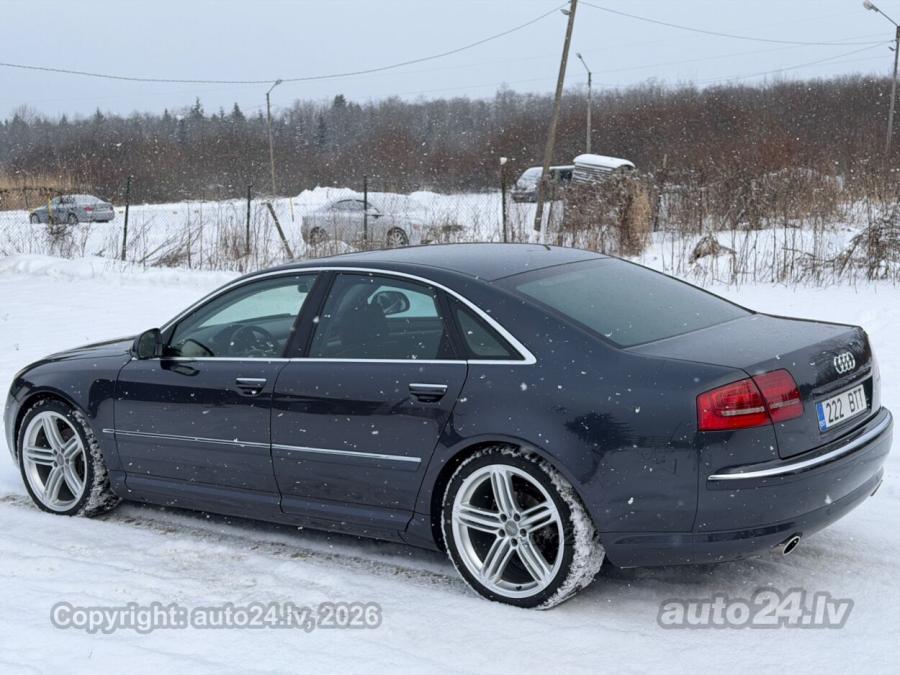 Grey Audi A8 2008 in Tallinn, with an engine capacity of 3.00 L and mileage of 417 thousand km for 7900 €, photo 14 on AUTOMOTO.COM.LV