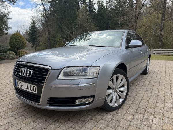 Pelēks Audi A8 2008 Saldus, ar dzinēja tilpumu 3.00 L un nobraukumu 449 tūkst. km par 6500 €, foto 2 vietnē AUTOMOTO.COM.LV