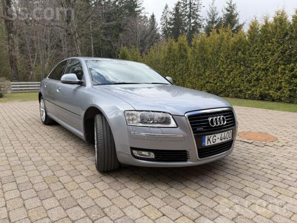 Pelēks Audi A8 2008 Saldus, ar dzinēja tilpumu 3.00 L un nobraukumu 449 tūkst. km par 6500 €, foto 3 vietnē AUTOMOTO.COM.LV