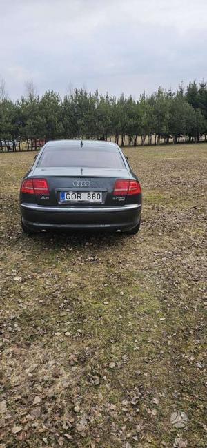 Grey Audi A8 2008 in Kelme, with an engine capacity of 2.97 L and mileage of 330 thousand km for 4999 €, photo 3 on AUTOMOTO.COM.LV