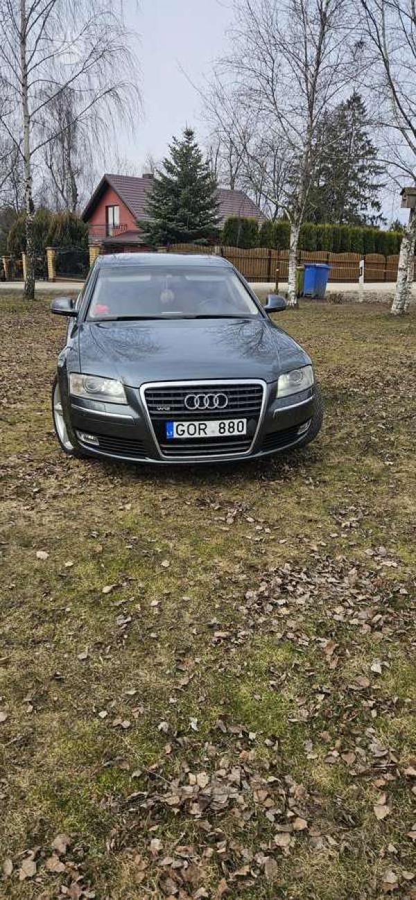 Grey Audi A8 2008 in Kelme, with an engine capacity of 2.97 L and mileage of 330 thousand km for 4999 €, photo 5 on AUTOMOTO.COM.LV