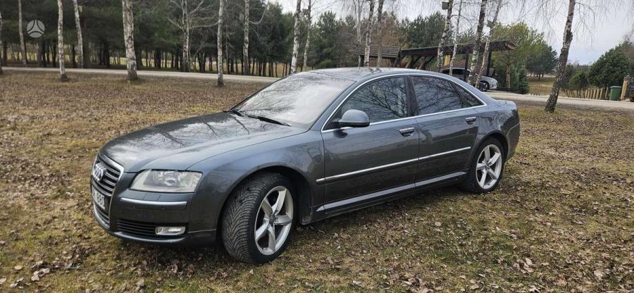 Grey Audi A8 2008 in Kelme, with an engine capacity of 2.97 L and mileage of 330 thousand km for 4999 €, photo 7 on AUTOMOTO.COM.LV