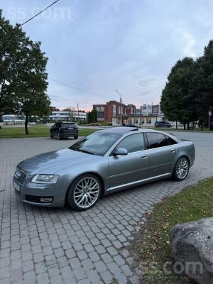 Pelēks Audi A8 2008 Rīga, ar dzinēja tilpumu 3.00 L un nobraukumu 446 tūkst. km par 6500 €, foto  vietnē AUTOMOTO.COM.LV