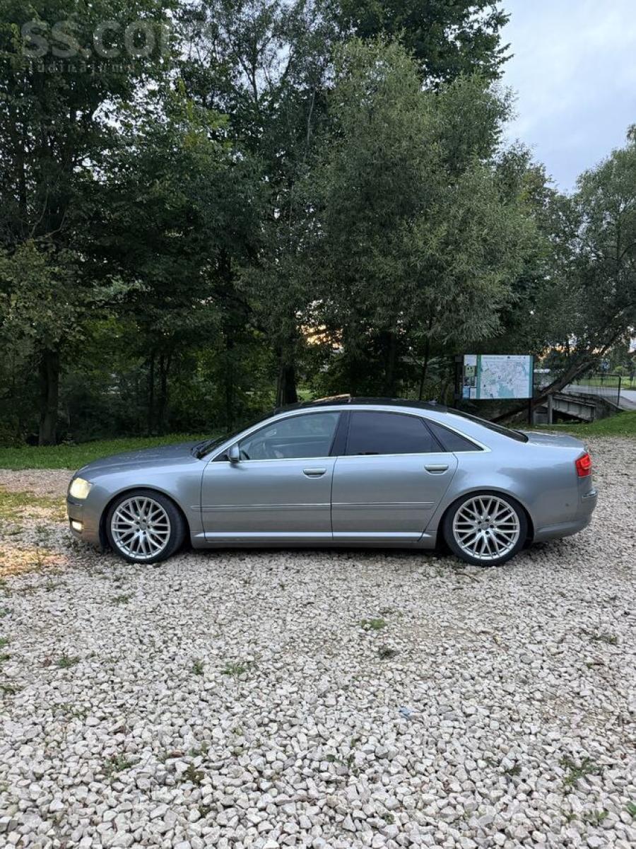 Pelēks Audi A8 2008 Rīga, ar dzinēja tilpumu 3.00 L un nobraukumu 446 tūkst. km par 6500 €, foto 4 vietnē AUTOMOTO.COM.LV