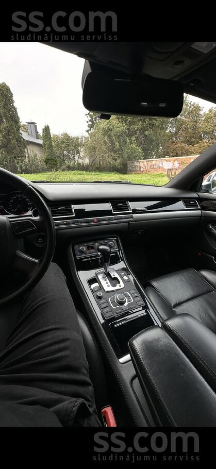 Pelēks Audi A8 2008 Rīga, ar dzinēja tilpumu 3.00 L un nobraukumu 284 tūkst. km par 7000 €, foto 10 vietnē AUTOMOTO.COM.LV