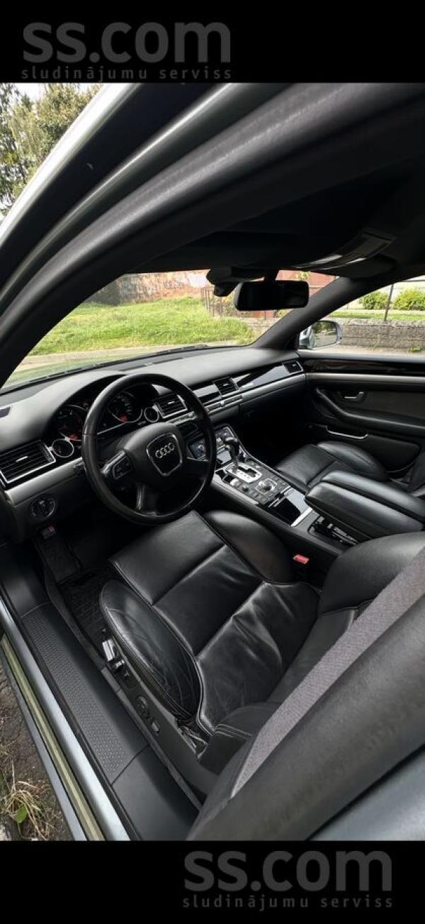 Pelēks Audi A8 2008 Rīga, ar dzinēja tilpumu 3.00 L un nobraukumu 284 tūkst. km par 7000 €, foto 11 vietnē AUTOMOTO.COM.LV