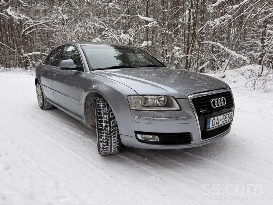 Grey Audi A8 2008 in Rezekne, with an engine capacity of 3.00 L and mileage of 240 thousand km for 7550 €, photo 3 on AUTOMOTO.COM.LV