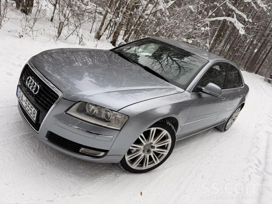 Grey Audi A8 2008 in Rezekne, with an engine capacity of 3.00 L and mileage of 240 thousand km for 7550 €, photo 4 on AUTOMOTO.COM.LV
