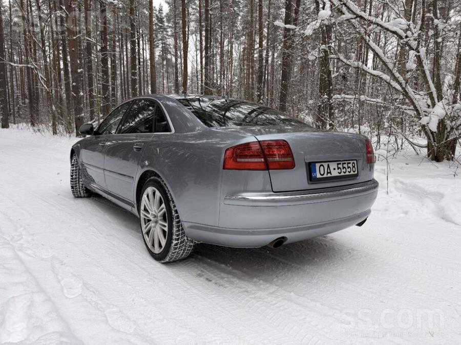 Grey Audi A8 2008 in Rezekne, with an engine capacity of 3.00 L and mileage of 240 thousand km for 7550 €, photo 6 on AUTOMOTO.COM.LV