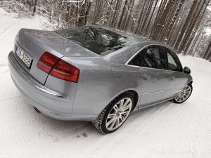 Grey Audi A8 2008 in Rezekne, with an engine capacity of 3.00 L and mileage of 240 thousand km for 7550 €, photo 8 on AUTOMOTO.COM.LV