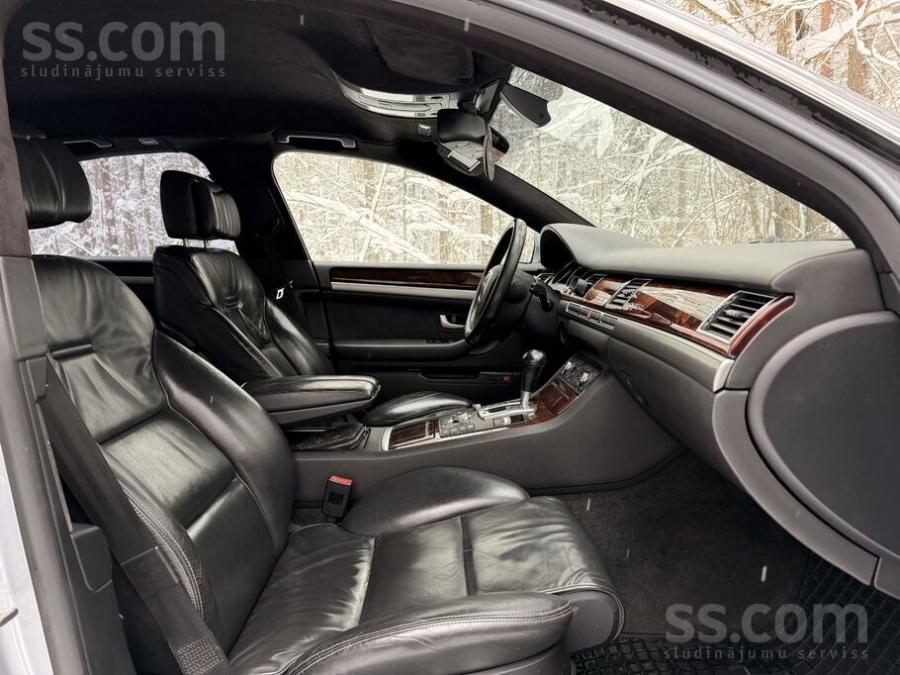 Grey Audi A8 2008 in Rezekne, with an engine capacity of 3.00 L and mileage of 240 thousand km for 7550 €, photo 9 on AUTOMOTO.COM.LV