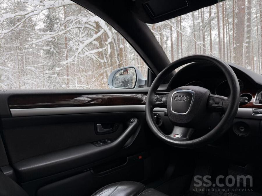 Grey Audi A8 2008 in Rezekne, with an engine capacity of 3.00 L and mileage of 240 thousand km for 7550 €, photo 14 on AUTOMOTO.COM.LV