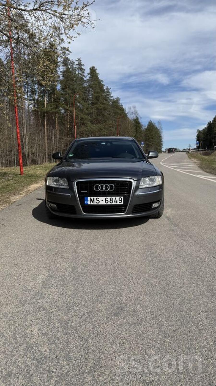 Pelēks Audi A8 2009 Rīga, ar dzinēja tilpumu 3.00 L un nobraukumu 370 tūkst. km par 6500 €, foto 4 vietnē AUTOMOTO.COM.LV