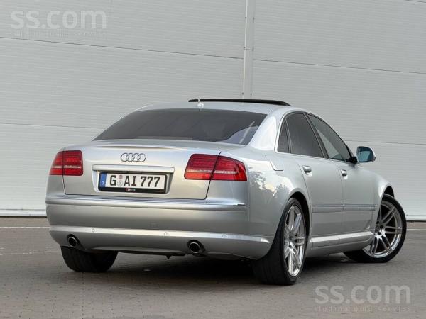 Grey Audi A8 2009 in Riga, with an engine capacity of 3.00 L and mileage of 0 thousand km for 7950 €, photo 2 on AUTOMOTO.COM.LV