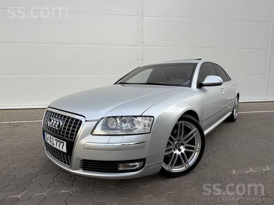 Grey Audi A8 2009 in Riga, with an engine capacity of 3.00 L and mileage of 0 thousand km for 7950 €, photo 6 on AUTOMOTO.COM.LV