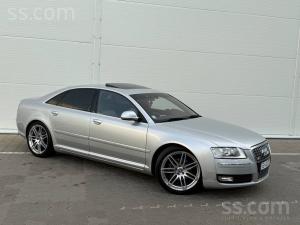Grey Audi A8 2009 in Riga, with an engine capacity of 3.00 L and mileage of 0 thousand km for 7950 €, photo 7 on AUTOMOTO.COM.LV