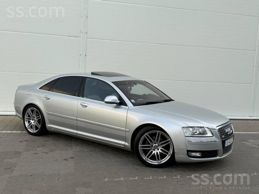 Grey Audi A8 2009 in Riga, with an engine capacity of 3.00 L and mileage of 0 thousand km for 7950 €, photo 7 on AUTOMOTO.COM.LV