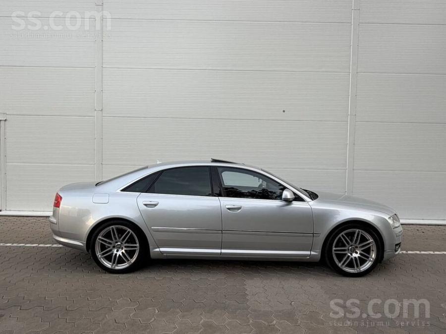 Grey Audi A8 2009 in Riga, with an engine capacity of 3.00 L and mileage of 0 thousand km for 7950 €, photo 10 on AUTOMOTO.COM.LV