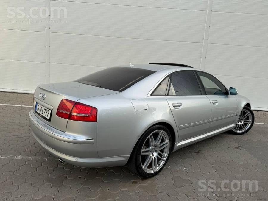 Grey Audi A8 2009 in Riga, with an engine capacity of 3.00 L and mileage of 0 thousand km for 7950 €, photo 11 on AUTOMOTO.COM.LV