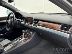 Grey Audi A8 2009 in Riga, with an engine capacity of 3.00 L and mileage of 0 thousand km for 7950 €, photo 21 on AUTOMOTO.COM.LV