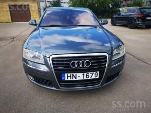 Pelēks Audi A8 2009 Rīga, ar dzinēja tilpumu 4.20 L un nobraukumu 196 tūkst. km par 7000 €, foto  vietnē AUTOMOTO.COM.LV