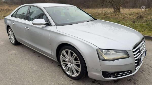 Pelēks Audi A8 2010 Viļņa, ar dzinēja tilpumu 2.97 L un nobraukumu 319 tūkst. km par 9830 €, foto 8 vietnē AUTOMOTO.COM.LV