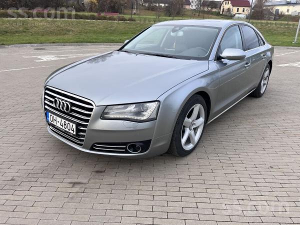 Grey Audi A8 2010 in Rezekne, with an engine capacity of 3.00 L and mileage of 262 thousand km for 11500 €, photo 1 on AUTOMOTO.COM.LV