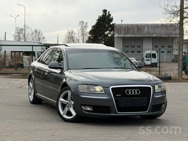 Grey Audi A8 2010 in Riga, with an engine capacity of 3.00 L and mileage of 0 thousand km for 6990 €, photo 1 on AUTOMOTO.COM.LV