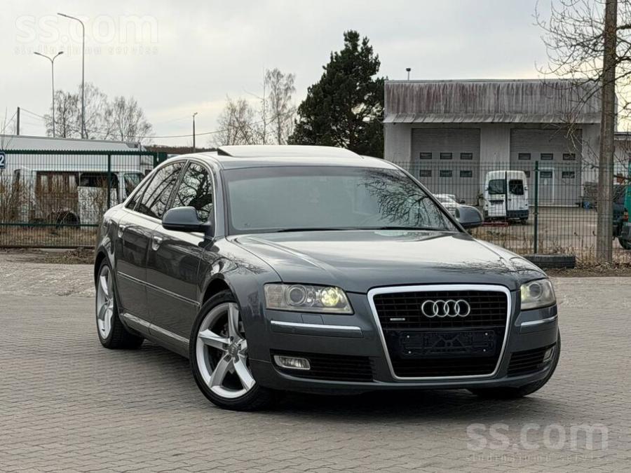 Grey Audi A8 2010 in Riga, with an engine capacity of 3.00 L and mileage of 0 thousand km for 6990 €, photo 1 on AUTOMOTO.COM.LV