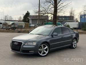 Grey Audi A8 2010 in Riga, with an engine capacity of 3.00 L and mileage of 0 thousand km for 6990 €, photo 4 on AUTOMOTO.COM.LV