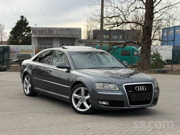 Grey Audi A8 2010 in Riga, with an engine capacity of 3.00 L and mileage of 0 thousand km for 6990 €, photo 5 on AUTOMOTO.COM.LV