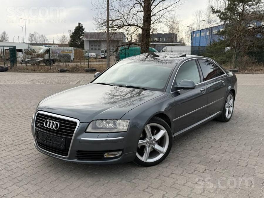 Grey Audi A8 2010 in Riga, with an engine capacity of 3.00 L and mileage of 0 thousand km for 6990 €, photo 10 on AUTOMOTO.COM.LV