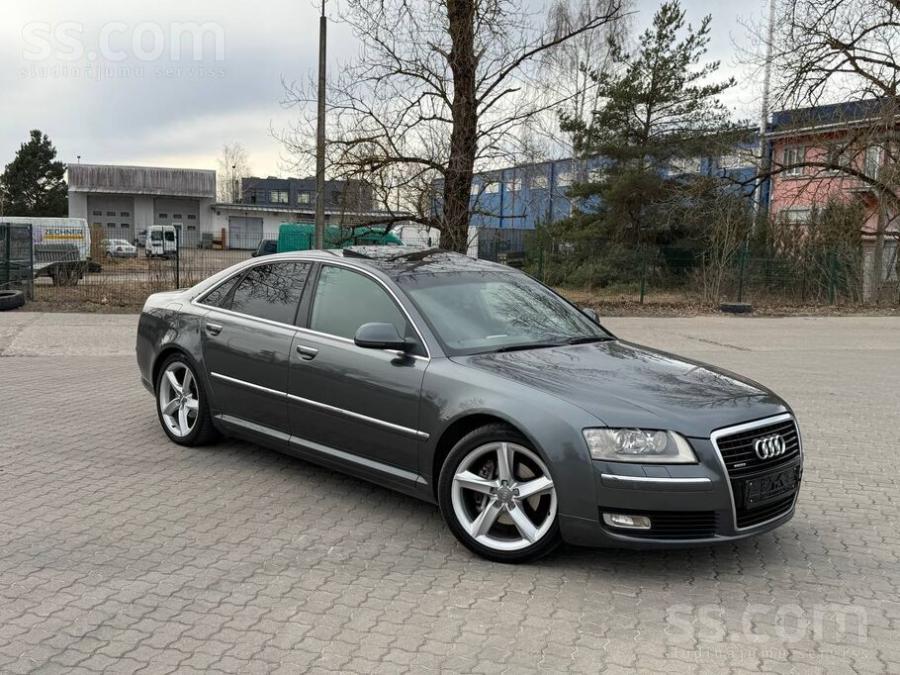 Grey Audi A8 2010 in Riga, with an engine capacity of 3.00 L and mileage of 0 thousand km for 6990 €, photo 13 on AUTOMOTO.COM.LV