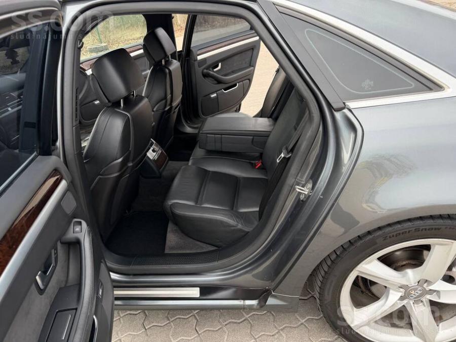 Grey Audi A8 2010 in Riga, with an engine capacity of 3.00 L and mileage of 0 thousand km for 6990 €, photo 20 on AUTOMOTO.COM.LV