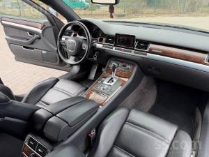 Grey Audi A8 2010 in Riga, with an engine capacity of 3.00 L and mileage of 0 thousand km for 6990 €, photo 26 on AUTOMOTO.COM.LV