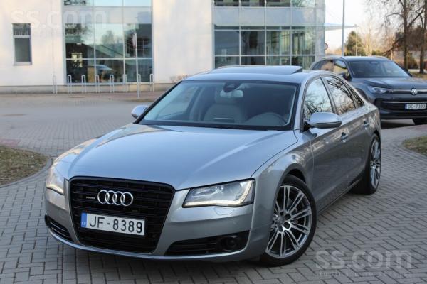 Pelēks Audi A8 2010 Jelgava, ar dzinēja tilpumu 4.20 L un nobraukumu 0 tūkst. km par 10200 €, foto 3 vietnē AUTOMOTO.COM.LV