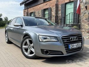 Grey Audi A8 2010 in Rezekne, with an engine capacity of 3.00 L and mileage of 264 thousand km for 11690 €, photo 6 on AUTOMOTO.COM.LV
