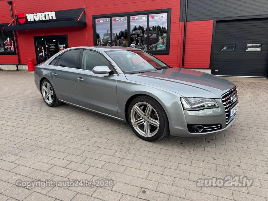 Pelēks Audi A8 2010 Jegeva, ar dzinēja tilpumu 4.10 L un nobraukumu 345 tūkst. km par 11900 €, foto 3 vietnē AUTOMOTO.COM.LV