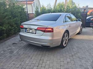 Grey Audi A8 2011 in Vilnius, with an engine capacity of 4.16 L and mileage of 305 thousand km for 7250 €, photo 4 on AUTOMOTO.COM.LV