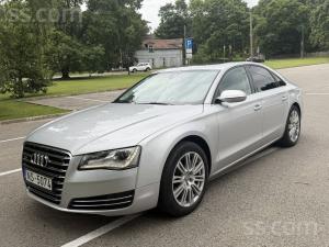 Grey Audi A8 2011 in Riga, with an engine capacity of 3.00 L and mileage of 299 thousand km for 11000 €, photo  on AUTOMOTO.COM.LV
