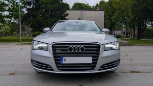 Grey Audi A8 2011 in Kretinga, with an engine capacity of 2.97 L and mileage of 285 thousand km for 10500 €, photo 3 on AUTOMOTO.COM.LV