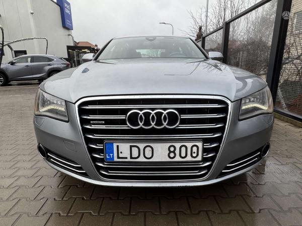 Grey Audi A8 2013 in Alytus, with an engine capacity of 3.00 L and mileage of 320 thousand km for 11500 €, photo 1 on AUTOMOTO.COM.LV