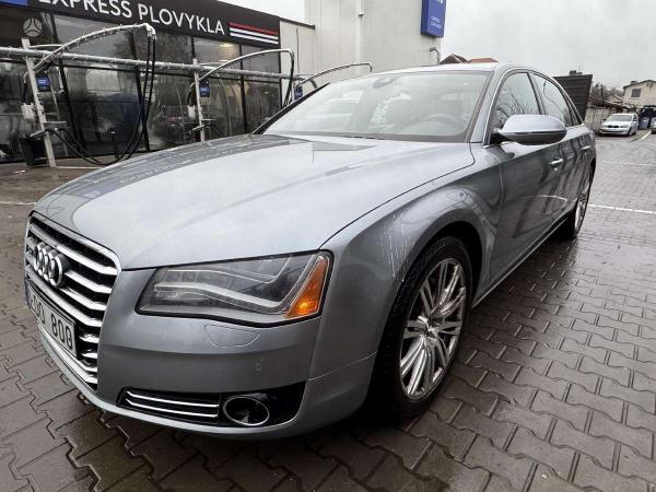 Grey Audi A8 2013 in Alytus, with an engine capacity of 3.00 L and mileage of 320 thousand km for 11500 €, photo 3 on AUTOMOTO.COM.LV