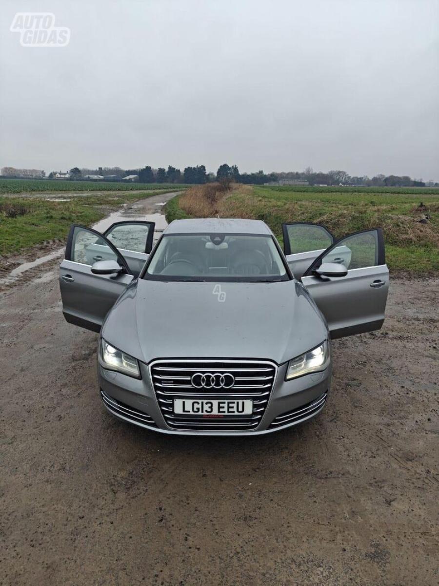 Pelēks Audi A8 2013 Klaipėda, ar dzinēja tilpumu 3.00 L un nobraukumu 230 tūkst. km par 7750 €, foto 4 vietnē AUTOMOTO.COM.LV