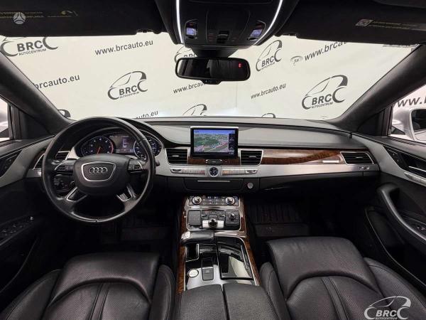 Pelēks Audi A8 2013 Viļņa, ar dzinēja tilpumu 3.00 L un nobraukumu 214 tūkst. km par 11900 €, foto 4 vietnē AUTOMOTO.COM.LV