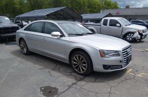 Grey Audi A8 2013 in Vilnius, with an engine capacity of 3.00 L and mileage of 138 thousand km for 7600 €, photo  on AUTOMOTO.COM.LV