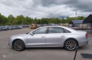 Grey Audi A8 2013 in Vilnius, with an engine capacity of 3.00 L and mileage of 138 thousand km for 7600 €, photo 7 on AUTOMOTO.COM.LV