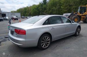 Grey Audi A8 2013 in Vilnius, with an engine capacity of 3.00 L and mileage of 138 thousand km for 7600 €, photo 10 on AUTOMOTO.COM.LV