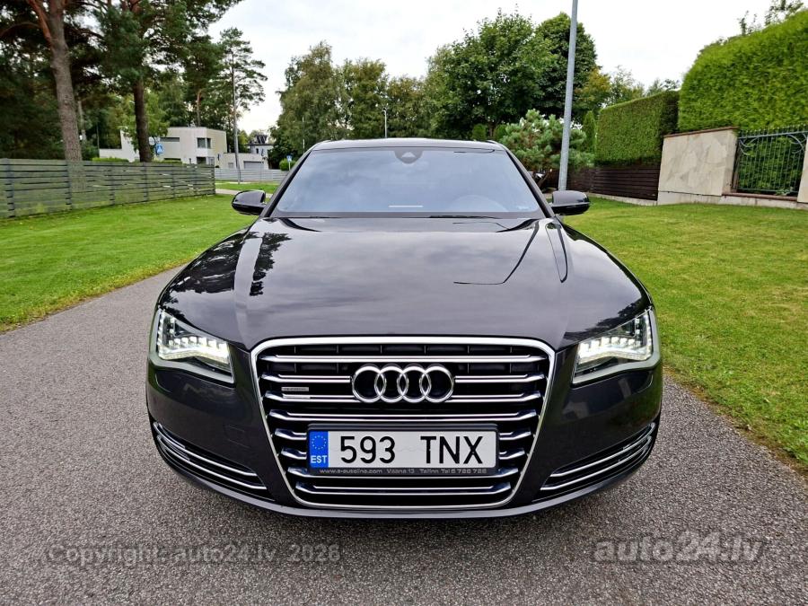 Grey Audi A8 2013 in Tallinn, with an engine capacity of 3.00 L and mileage of 188 thousand km for 17900 €, photo 3 on AUTOMOTO.COM.LV