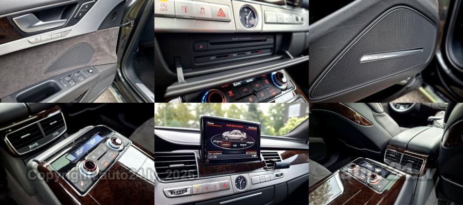 Grey Audi A8 2013 in Tallinn, with an engine capacity of 3.00 L and mileage of 188 thousand km for 17900 €, photo 21 on AUTOMOTO.COM.LV